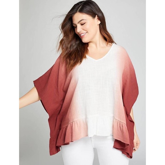 Lane Bryant Tops Nwt 59 Lane Byrant Plus Sz 82 Poncho Tunic Top